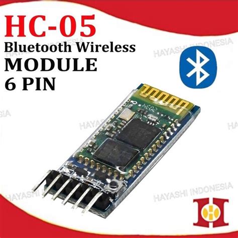jual hc 05 hc05 6 pin bluetooth transceiver modul wireless arduino uno