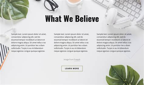 text on office background html5 template by nicepage