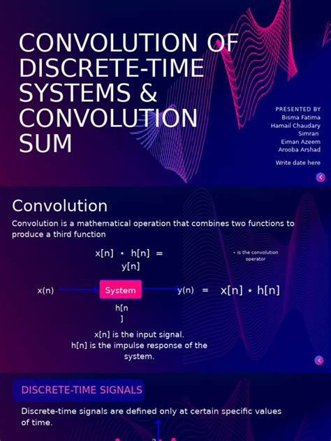 Convolutionpresentation Pdf Convolution Control Theory