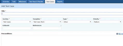 Testrail Test Cases Creating Test Cases And Test Suites Software