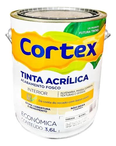Tinta Látex Antimofo Parede 3 6l Cortex cores MercadoLivre