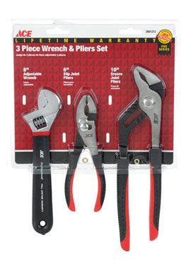 Departments Plierwrench 3pc Set Ace