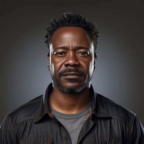 Serious And Photorealistic Headshot Exceptional African American Software Developer Premium Ai