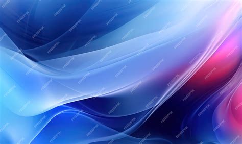 Premium Ai Image Blue Waves Abstract Wallpaper For Desktop Background And Design Projects