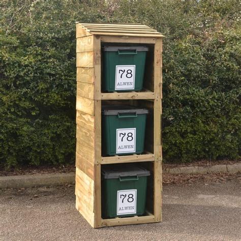 Dakota Fields Getir Recycle Box Storage For 3 Bins With 3 Free