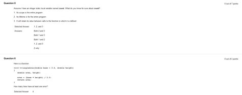 Solved Question 2 12 Out Of 6 Points Here Is A Function