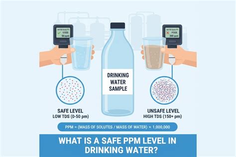 What Is A Safe Ppm Level In Drinking Water