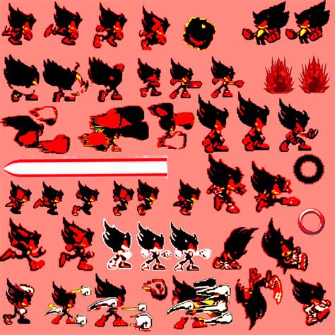 Light Speed Sonic Exe Custom Sprite Sheet By Shadowxcode On Deviantart