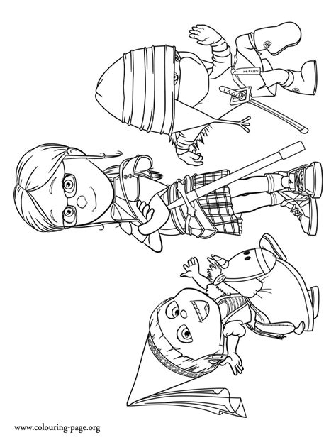 Despicable Me Edith Coloring Pages
