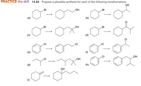 Solved Propose A Plausible Synthesis For Each Of The Chegg Com