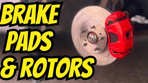 How to CHANGE BRAKE PADS & ROTORS on Honda accord 2008-2012 - YouTube