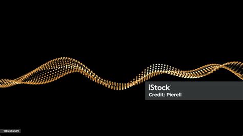 황금 빛과 아름 다운 검은 배경입니다 3d 일러스트레이션 3d 렌더링 0명에 대한 스톡 사진 및 기타 이미지 0명 3차원 형태 검은색 Istock