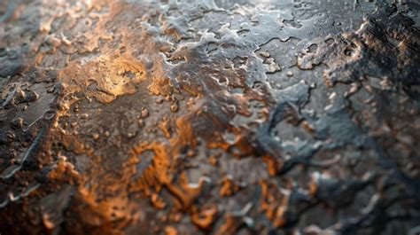 Detailed Closeup Of A Rugged Textured Metal Surface With Intricate Patterns And Metallic Shimmer