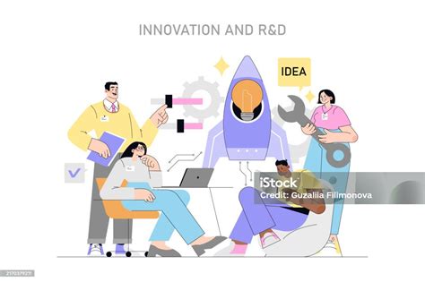 Innovation Flat Vector Illustration Stock Illustration Download Image