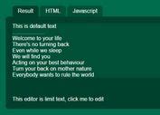 JQuery Inline Editor Plugins JQuery Script