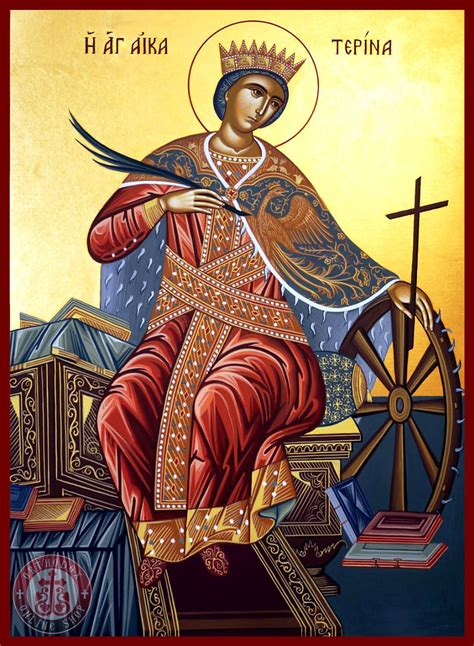 St Catherine Of Alexandria Catherine The Great St Catherine Byzantine Art Byzantine Icons