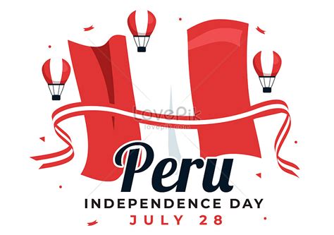 페루 독립 기념일 그림 일러스트 무료 다운로드 Lovepik