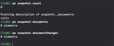 Swift Returning Zero Snapshot Documents From Firestore Listener