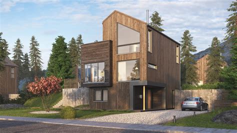 Nyksund Moderne Hus For Smal Tomt Systemhus