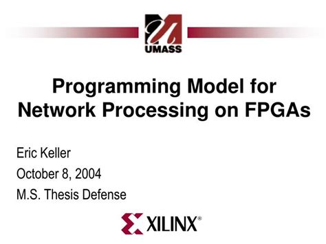 Ppt Programming Model For Network Processing On Fpgas Powerpoint Presentation Id356313