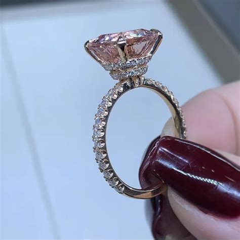 2019 새로운 패션 여성 반지 손가락 보석 로즈 골드 컬러 라인 석 크리스탈 반지 678910 크기rings