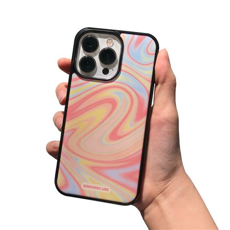 센슈어스라인 Bumper 에폭시 마블링 폰케이스 Marbling Phone Case Blossom 위시버킷