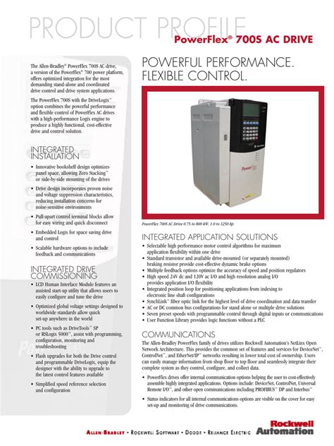 [diagram] Rockwell Powerflex 700 Wiring Diagram Wiringschema