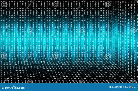 Lines And Binary Code Stock Vector Illustration Of Lines 74129249