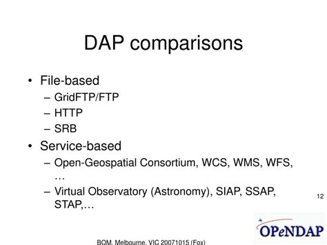 PPT OPeNDAP The Open Source Project For A Network Data Access Protocol BOM Tutorial