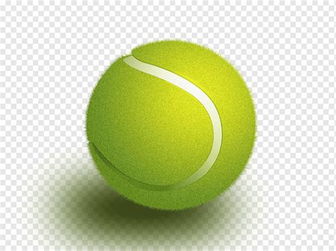 파란색 표면에 테니스 공 테니스 공 녹색 크리 에이 티브 자유형 만화 녹색 테니스 수채화 그림 손 구체 Png Pngwing