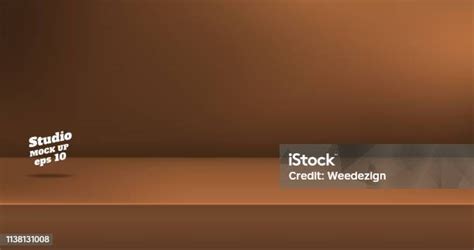 벡터 빈 무딘 색상 황갈색 스튜디오 테이블 룸 배경 콘텐츠 디자인의 표시를 위한 복사 공간이 있는 제품 디스플레이 웹사이트에 광고 제품에 대 한 배너입니다 배경 주제에 대한