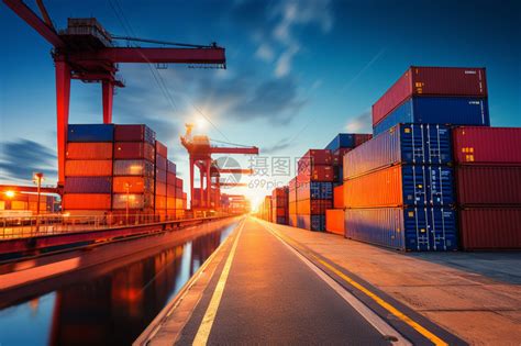 商业物流港口高清图片下载 正版图片600438925 摄图网