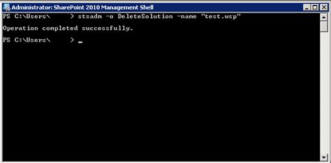 Helix Consulting Sharepoint 2010 Wsp Deployment From Powershell