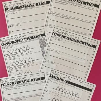 Digit Subtraction On A Number Line By Teaching With Kaylee B TPT