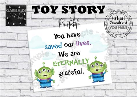 Toy Story Aliens Quotes You Saved Our Lives At Amy Kent Blog