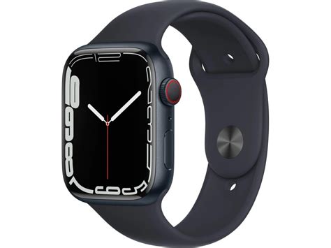 Apple Watch Series 7 (GPS + Cellular) 41mm Aluminium Mitternacht mit ...