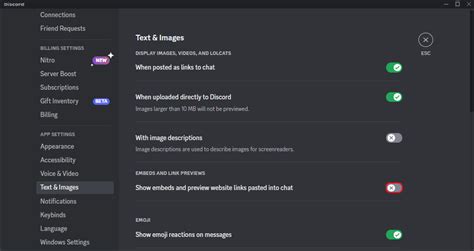how to hide annoying link previews in discord
