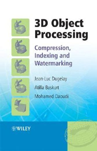 Libro 3d Object Processingcompression Indexing And Watermarking Jean