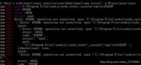 React：引入模块时，无法找到模块 ”的声明文件。try `npm Install ` If It Exists Or Addif It Exists Or Add A New