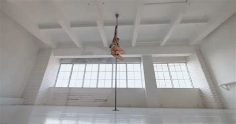Asian Strip Dancer Spinning On A Pylon Stock Video Pond5