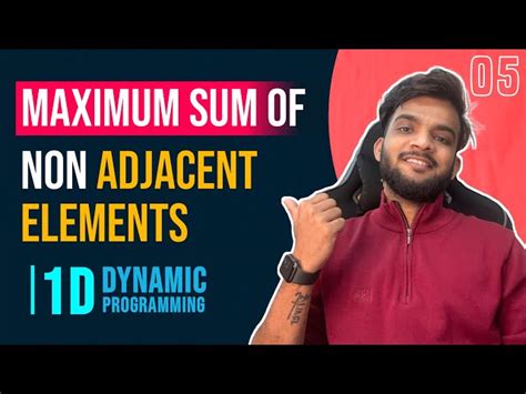 Mastering Dynamic Programming Maximum Sum Of Non Adjacent Elements Galaxyai Galaxyai