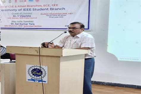 Inauguration Of IEEE Student Branch Lords Institute Of Engineering And Technology