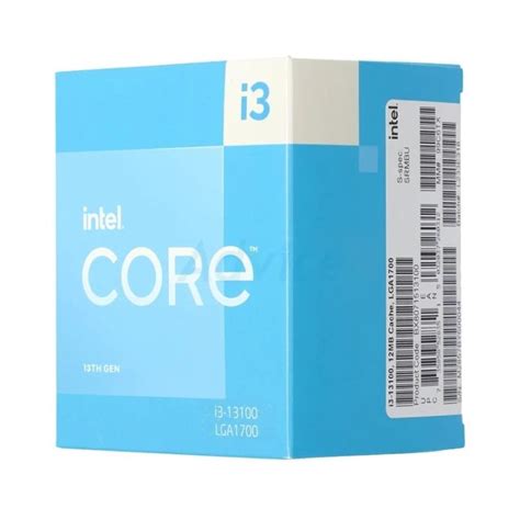 Cpu Intel Core I3 13100 Lga 1700 Th