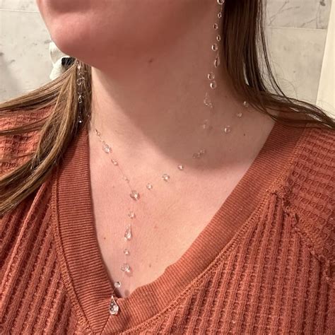 Handmade Dew Necklace Dewdrop Necklace Etsy