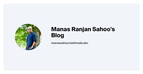 manas ranjan sahoo s blog