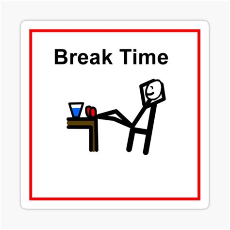 Autism Pec Card Break Time Sticker For Sale By Autismhero Redbubble