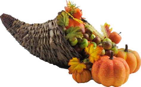 Harvest Cornucopia Basket Prop Brown 14 In Indooroutdoor Decoration