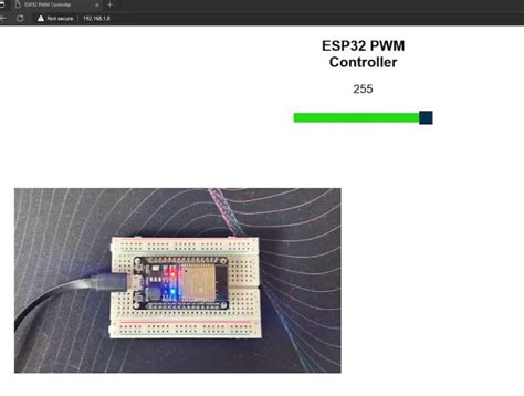 ESP32 Web Server With Slider Arduino Project Hub