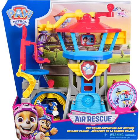 Paw Patrol Air Rescue Pup Squad Adventure Bay Airport Playset The