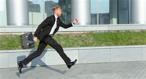 Businessman In Hurry Stock Image Image Of Caucasian 57516197